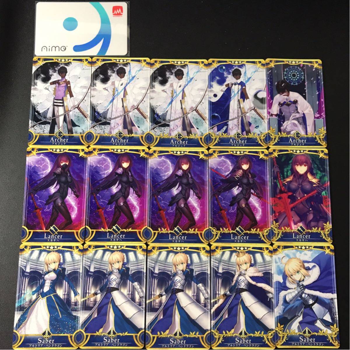 FGOアーケード アルジュナ 宝具レベル3 スカサハなど 引退カードセット 排出時Aime付き(Fate)｜売買されたオークション情報、yahooの商品情報をアーカイブ公開 - オークファン ...