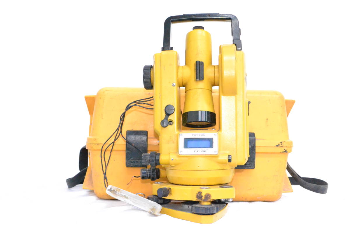 TOPCON トプコン DT-10P 電子 デジタル セオドライト 測量機器(測量、角度計)｜売買されたオークション情報、yahooの商品情報 ...
