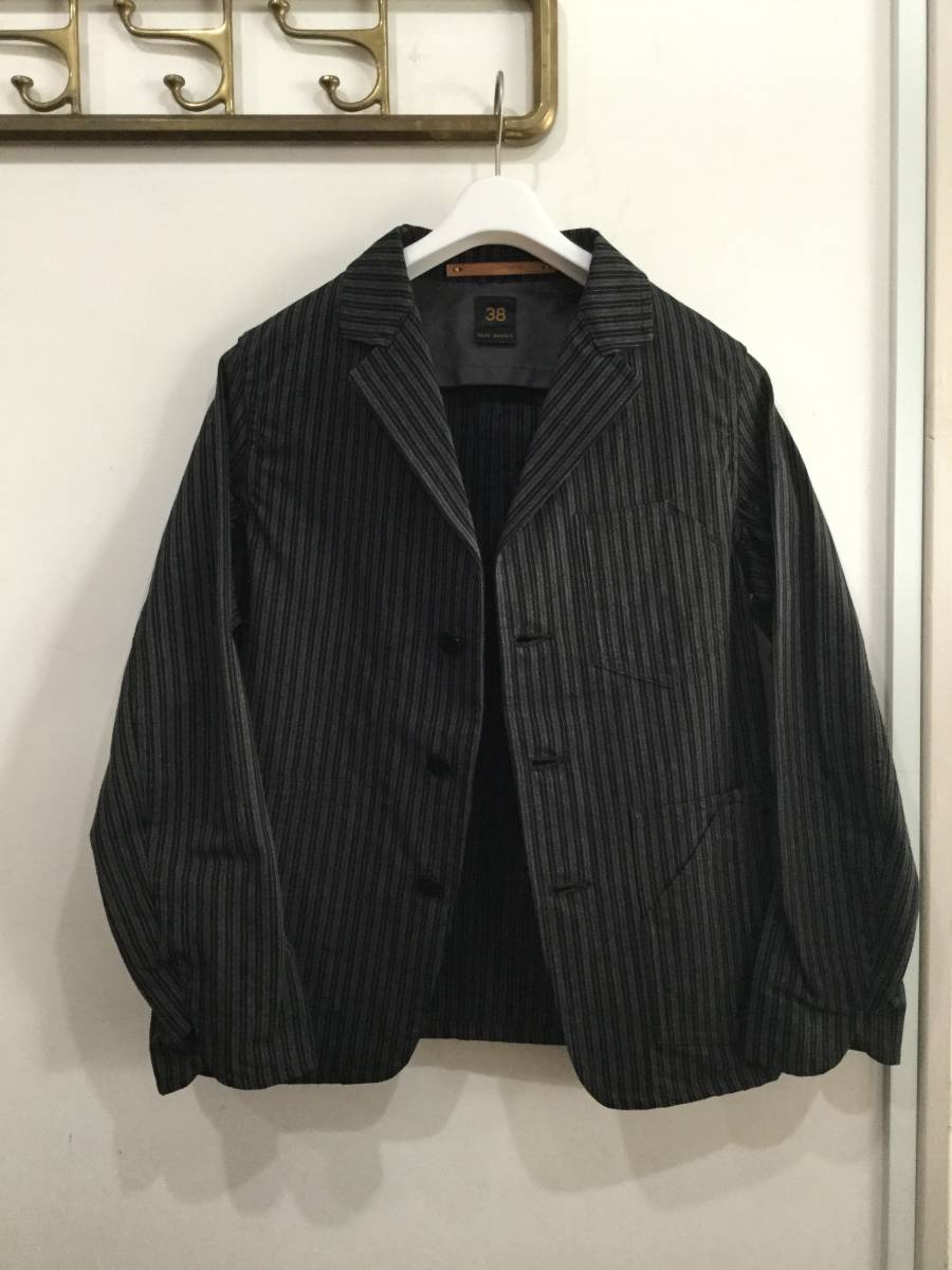 w0010 2015SS 定価38880円 Scye basic サイ ベーシック ストライプジャケット 38(女性用)｜売買されたオークション情報、yahooの商品情報をアーカイブ公開 ...