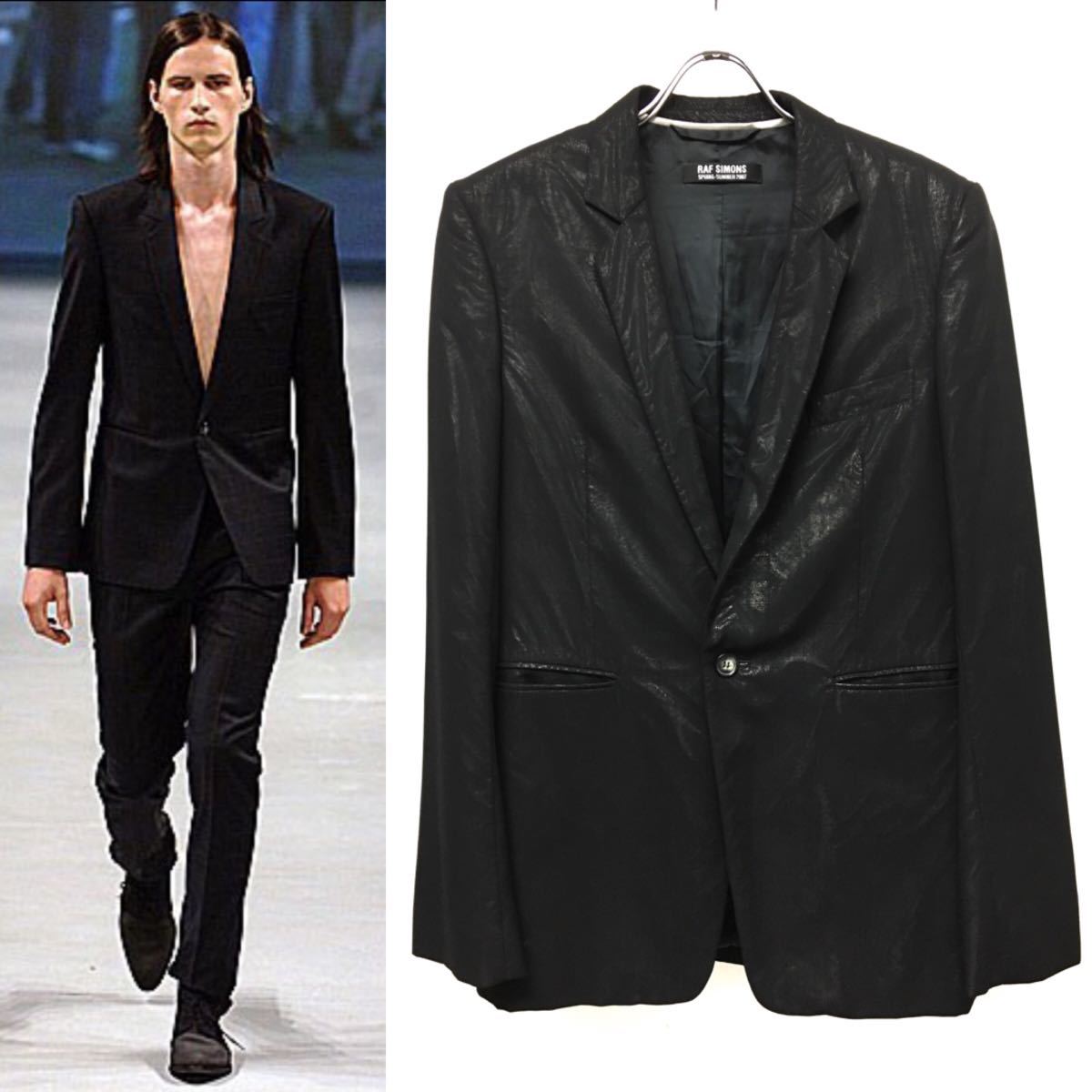 超 RAF SIMONS 2007ss Jacket ラフシモンズ アルミ ステンレス テーラード ジャケット サンフレール ヴィンテージ アーカイブ 正規品(ジャンパー、ブルゾン)｜売買され ...