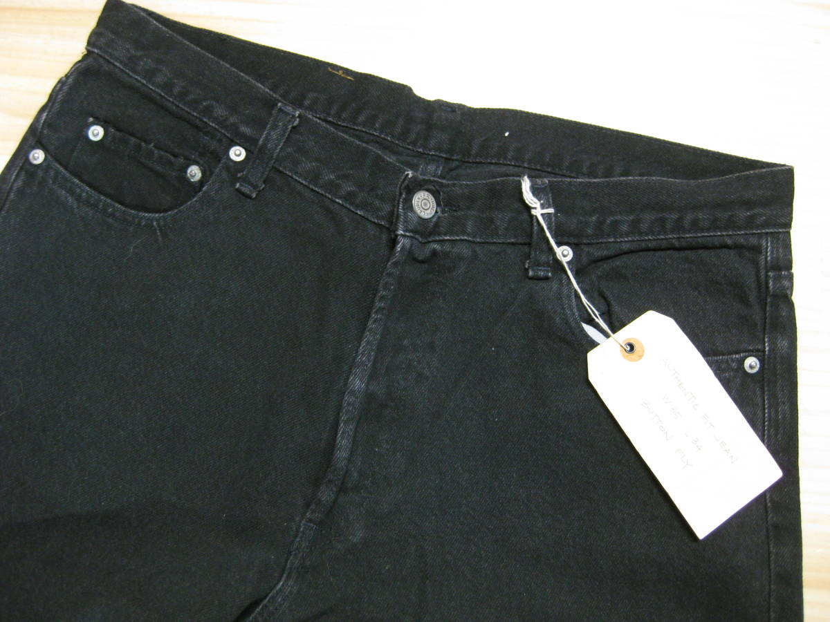 Y 299 RRL DOUBLE RL RALPH LAUREN ラルフローレン タグ付 USA製 90s ブラック デニム パンツ W35 ...