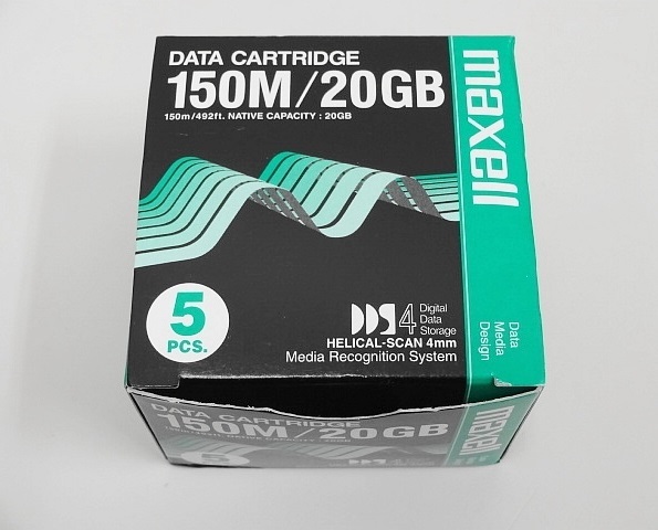 610 maxell/マクセル DDS4 4mm データカートリッジ 150M/20GB 5PCS 5本 HS-4/150S D 5(DAT)｜売買されたオークション情報、yahooの商品情報 ...
