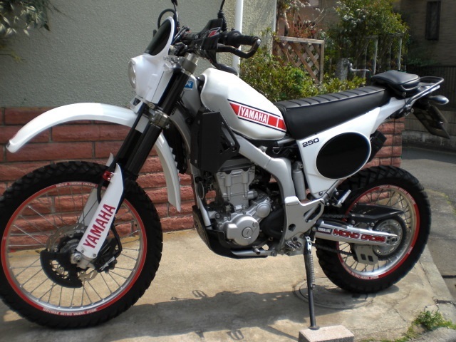 YAMAHA WR250R レトロ外装組み込み済 埼玉川越から 走行9500㌔ビンテージオフロード XT250セローKLX250Dトラッカー ...