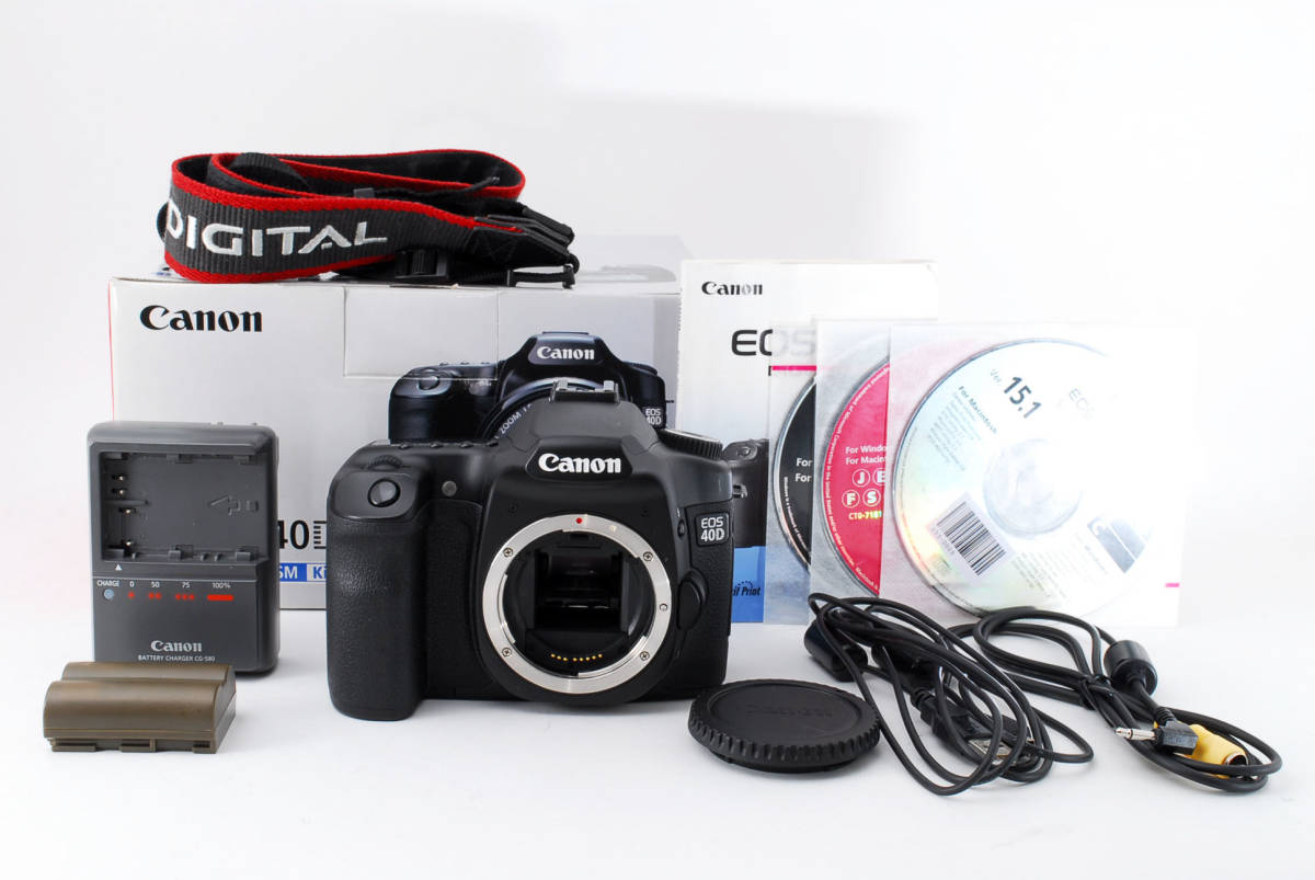 #3003 超 キヤノン CANON EOS 40D ボディ 元箱 バッテリー 充電器付き(キヤノン)｜売買されたオークション情報、yahoo ...