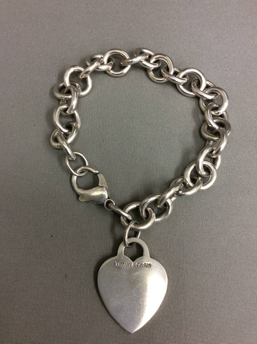 S-126 ティファニー TIFFANY&Co. リターントゥハート ブレスレット シルバー 925 総重量：約34g(ブレスレット)｜売買さ ...