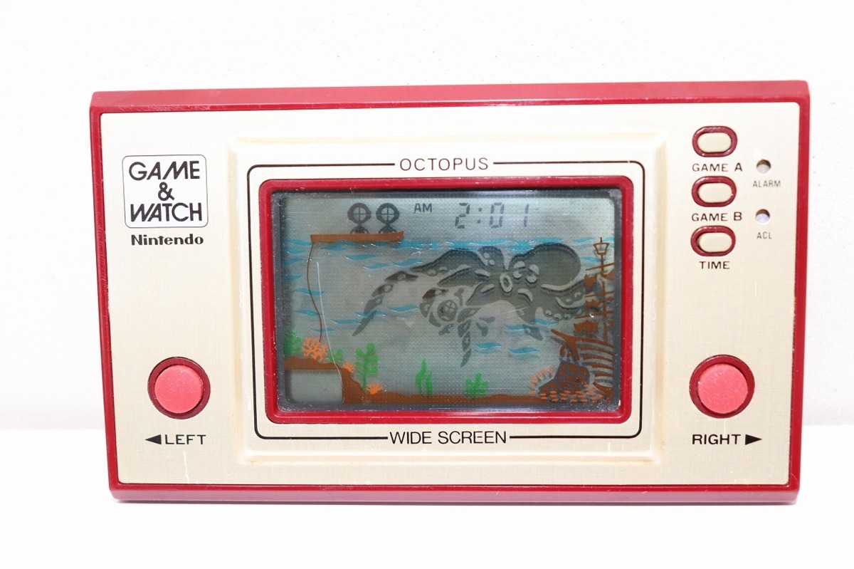 A3 任天堂 ゲームウォッチ OC-22 オクトパス 箱付 レトロ GAME&WATCH Nintendo 1981(ゲームウォッチ)｜売買さ ...