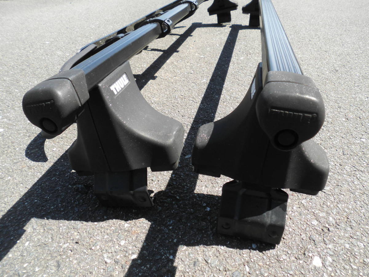 NCP30 NCP31 NCP35 bB THULE スーリー ルーフキャリア 872XT フェアリング付き USDM STANCE スタンス hellaflush ヘラフラ(ルーフキャリア ...