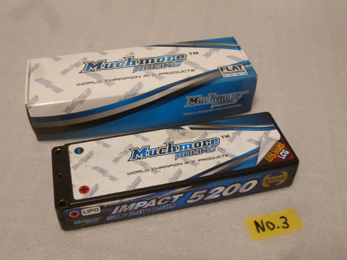MuchMore IMPACT LCG Max-Punch FD2 7.4V 5200mAh 120C リポバッテリー ③ TRF419XRT4BD9IF14A8004XTA07MSMTC ...