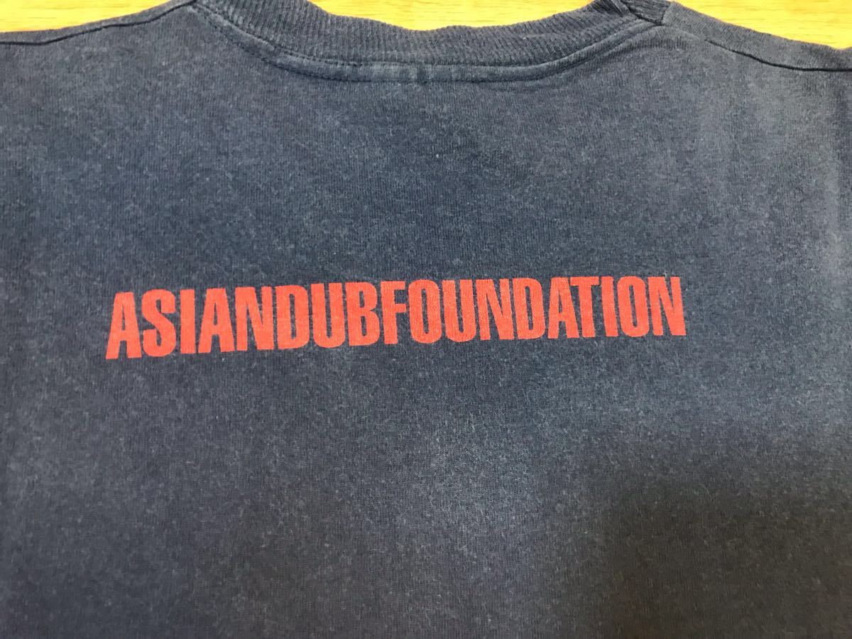 レア 90s ASIAN DUB FOUNDATION ビンテージ Tシャツ XL 初期 / primal scream prodigy ...
