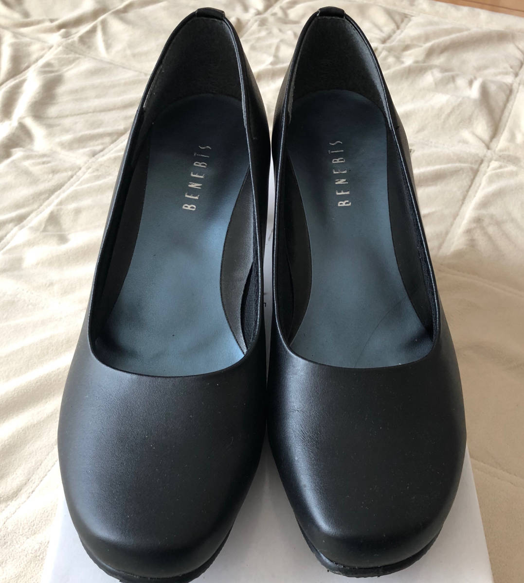 BENEBIS べネビス ベルメゾン パンプス 25cm 黒(その他)｜売買されたオークション情報、yahooの商品情報をアーカイブ公開 - オークファン（aucfan.com）