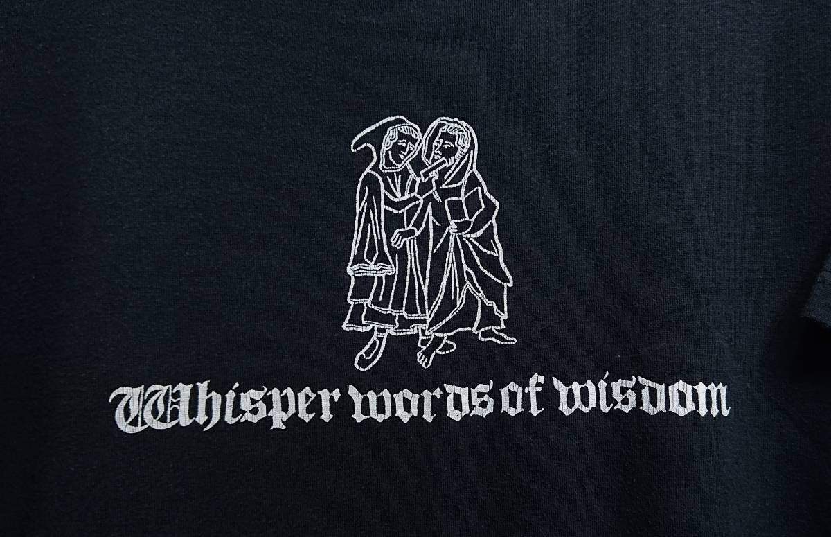 レア Number nine ナンバーナイン オリジナル whisper Tシャツ Soloist 初期 サイズ3 ブラック(3サイズ)｜売買 ...
