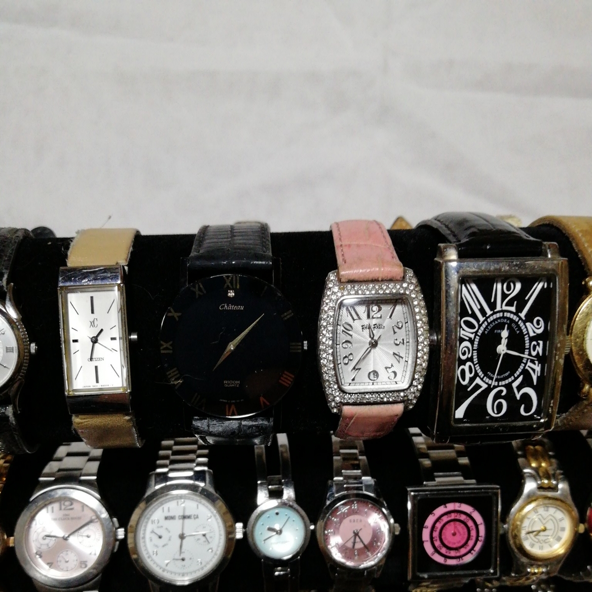 高級腕時計のみ XC pierre cardin SEIKO CITIZEN courreges Folli Follie CLOCK HOUSE など 30本 まとめ 大量 セット ジャンク ...