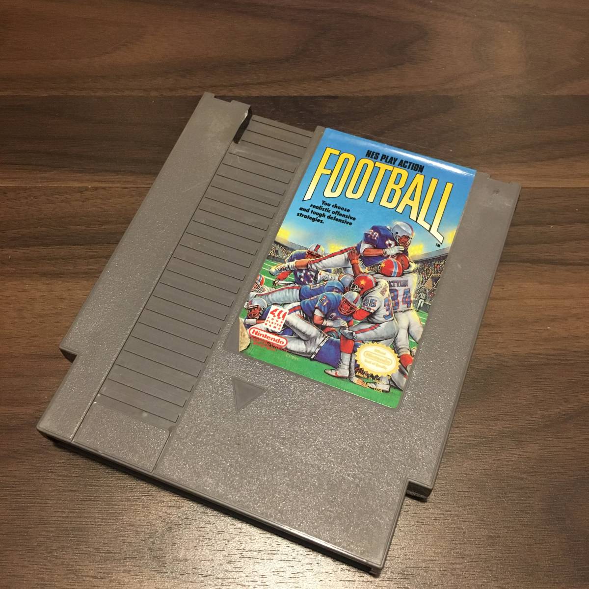 海外版 ファミコンソフト NES FOOTBALL カセット 任天堂 ニンテンドー Nintendo Entertainment System ...