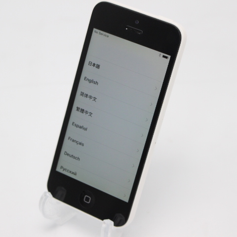 125 判定 docomo Apple iphone 5C 32GB A1456 ホワイト ドコモ アイフォン スマホ(iPhone 5c ...