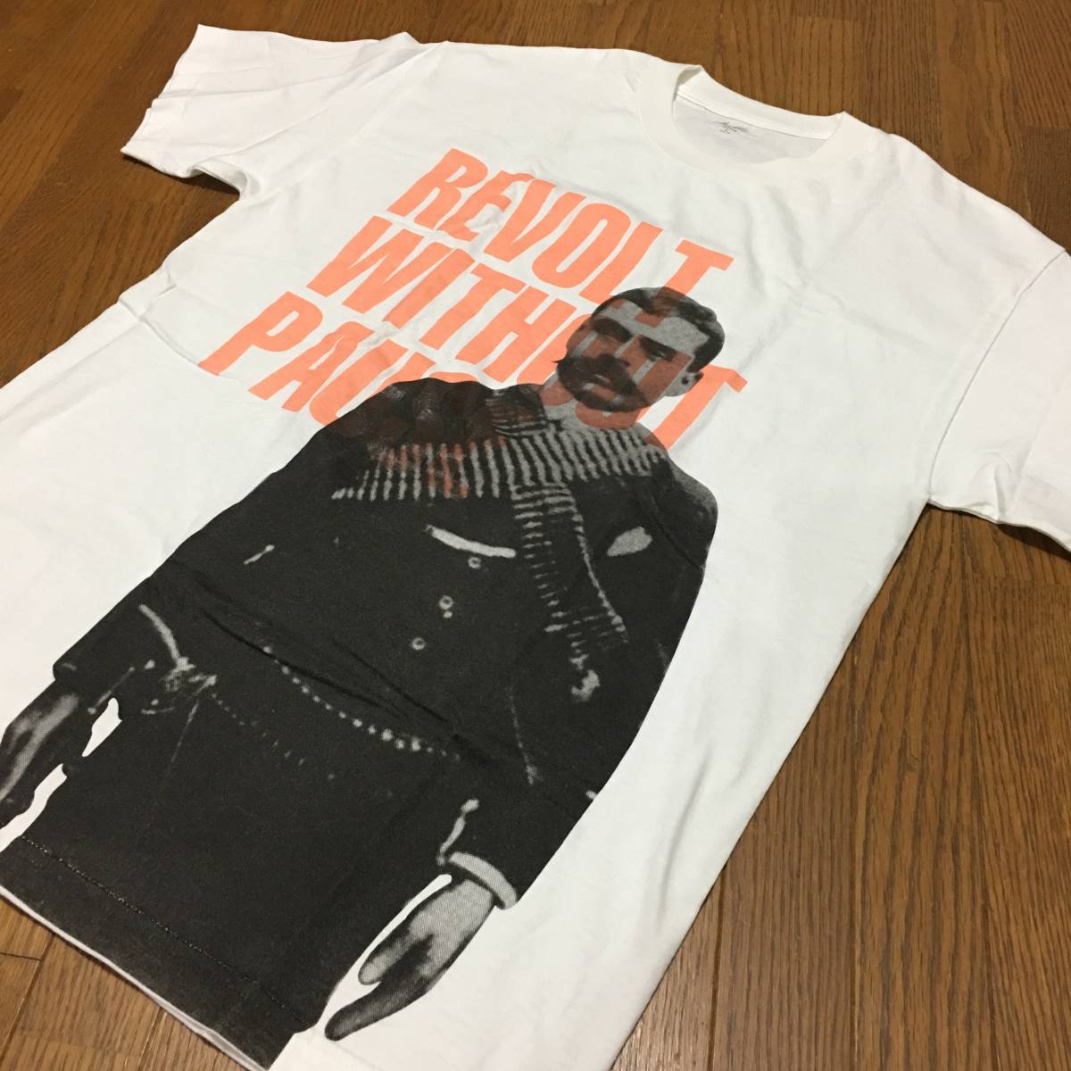 2 白 Lサイズ HECTIC ヘクティク Zapatista フォト Tee サパティスタ Tシャツ Rebel Without A ...