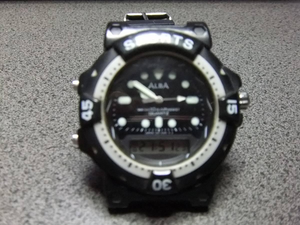 SEIKO ALBA V041-6140 デジアナ 10BAR 稼働品 電池交換済み 07010-04(アルバ)｜売買されたオークション情報、yahooの商品情報をアーカイブ公開 ...