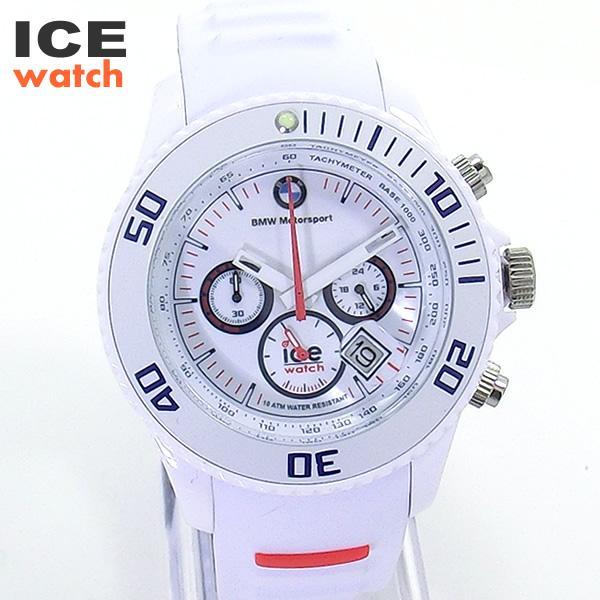 BMWビーエムダブリュー＆ICE WATCHアイスウォッチ Wネーム 腕時計 クロノグラフ ホワイト BIG 43mm BM.CH.WE.B ...