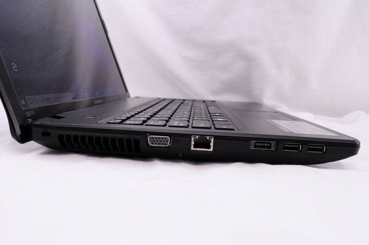 良品 Lenovo G575 最新Win10 大容量320GB 大画面液晶 Blu-ray対応 無線 Wi-Fi Office搭載(15インチ ...
