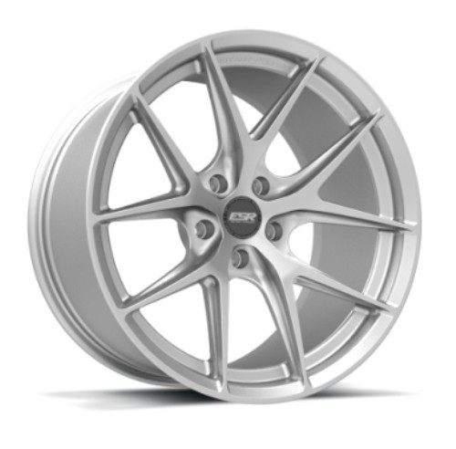 60 4本 ESR RF2 18インチ 9.0J ET+30 5穴 PCD114.3 シルバー BBS LM RG RI RE RG RS ...