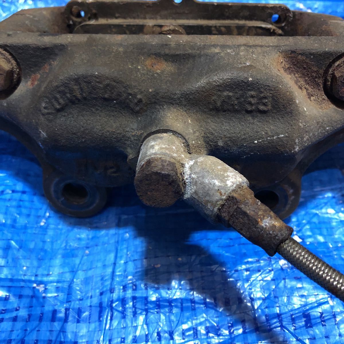 SUMITOMO MK63 キャリパー フロント ベンチレーテッド用 ハコスカ GC10 KGC10 フェアレディZ S30等 4POT ...