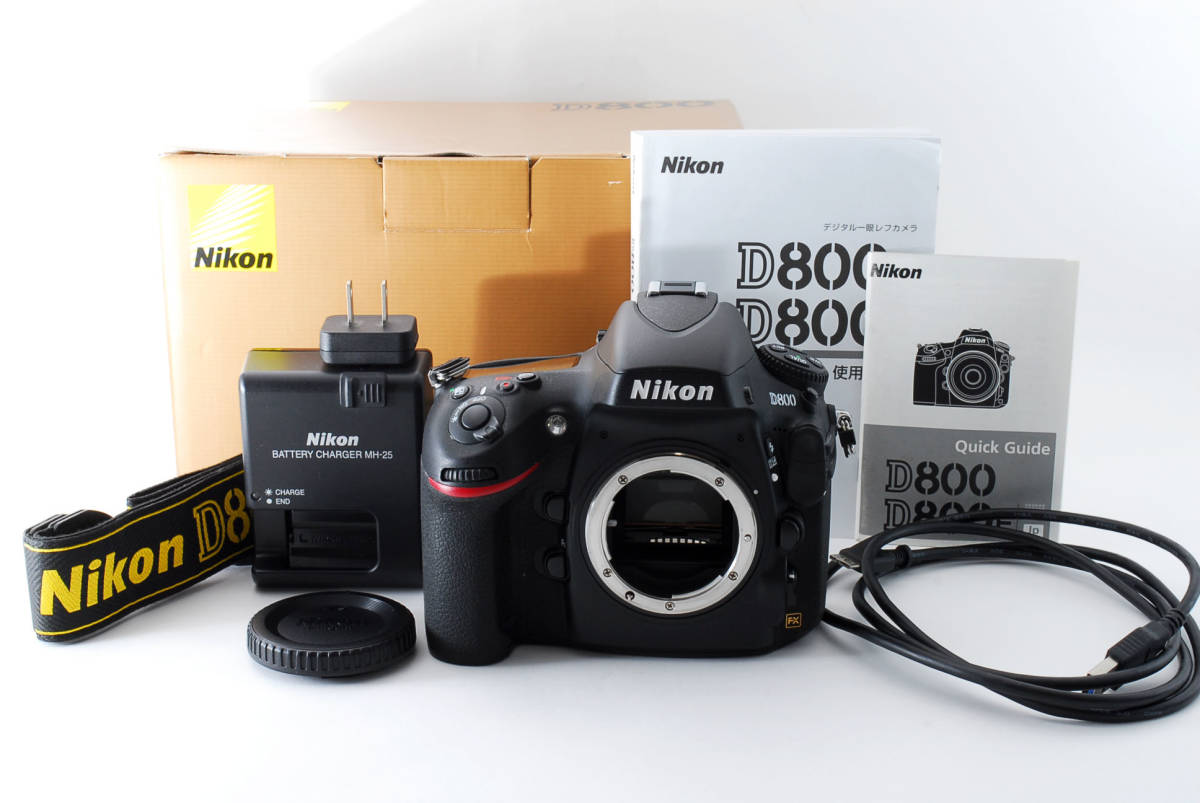 超 ニコン Nikon D800 ボディ ショット数1 127枚 SDカード32GB付 元箱 ワンオーナー #6736R(ニコン)｜売買された ...