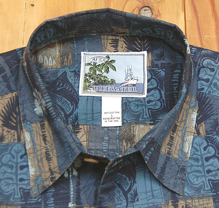 USA製 ブルーウォーター BLUEWATER/AFTCO 総柄アロハシャツ XL程 sh13345(XLサイズ以上)｜売買されたオークション ...