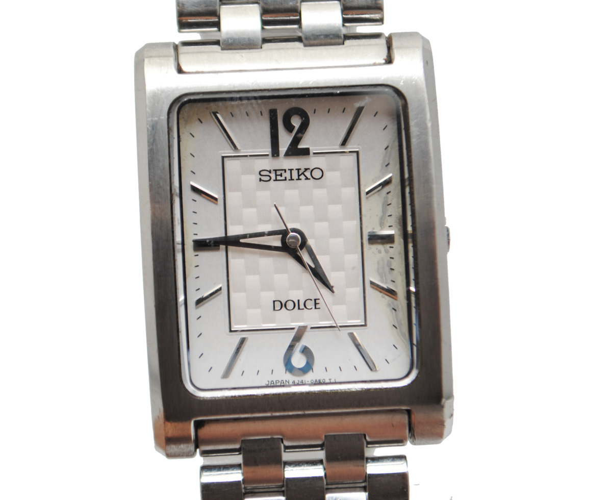 稼働品 SEIKO セイコー Dolce ドルチェ 4J41-0AC0 メンズ クオーツ 品(ドルチェ)｜売買されたオークション情報 ...