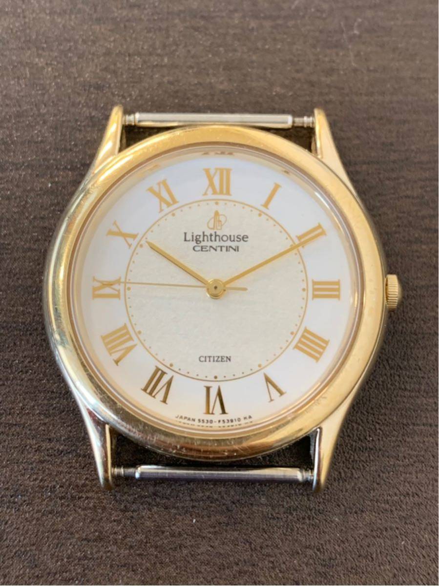 CITIZEN Lighthouse CENTINI シチズン ライトハウス センティニ クォーツ メンズ腕時計 5530-F51766(その ...