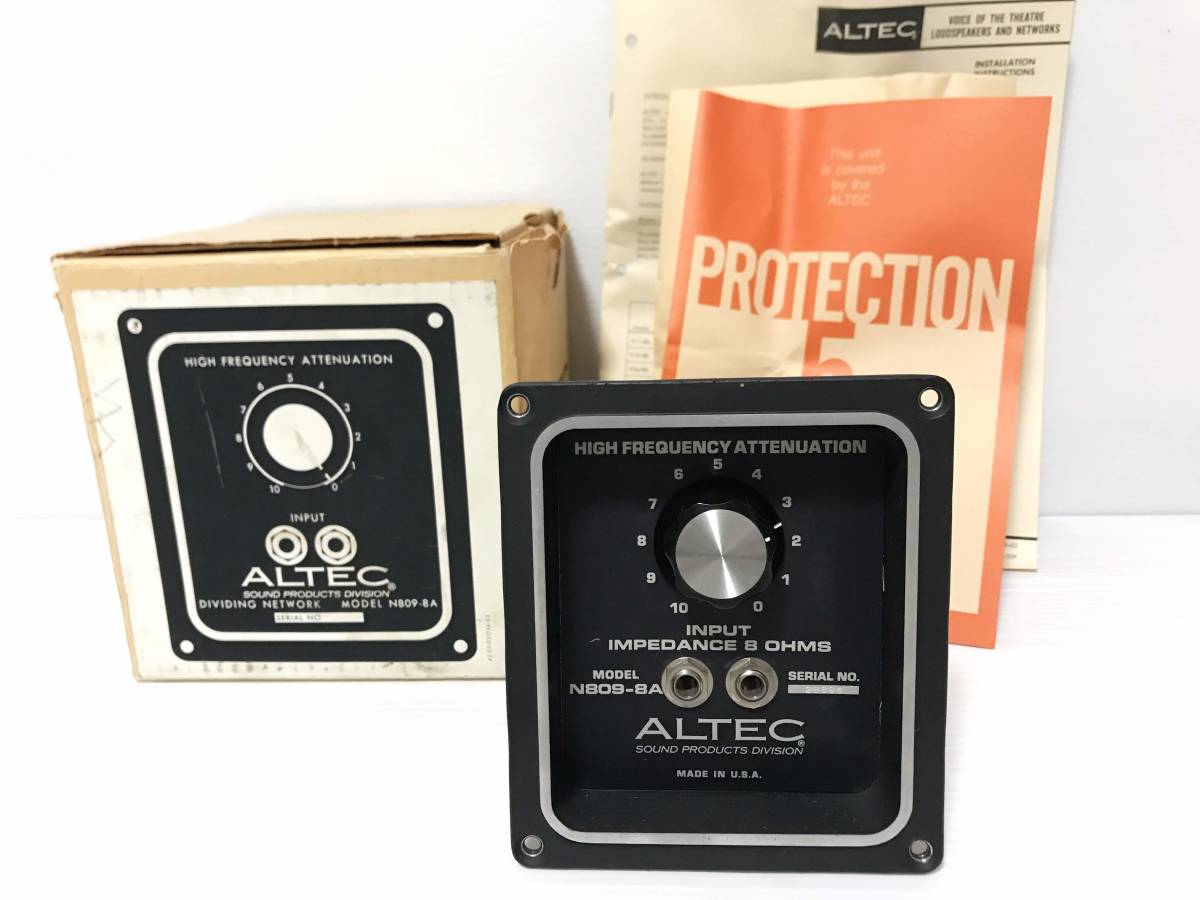 品 ALTEC N809-8A 8Ω ネットワーク 800Hz 802系1インチドライバー 811Bホーン使用 一つのみ(アルテック)｜売買さ ...