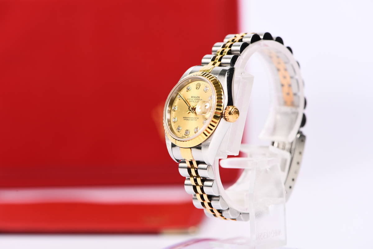 B769 ROLEX ロレックス DATEJUST デイトジャスト レディース 79173 A番 10P(本体)｜売買されたオークション情報 ...