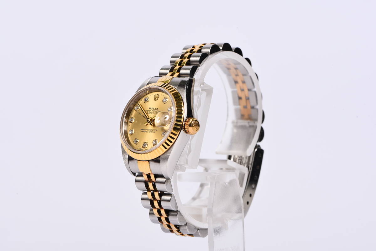B769 ROLEX ロレックス DATEJUST デイトジャスト レディース 79173 A番 10P(本体)｜売買されたオークション情報 ...