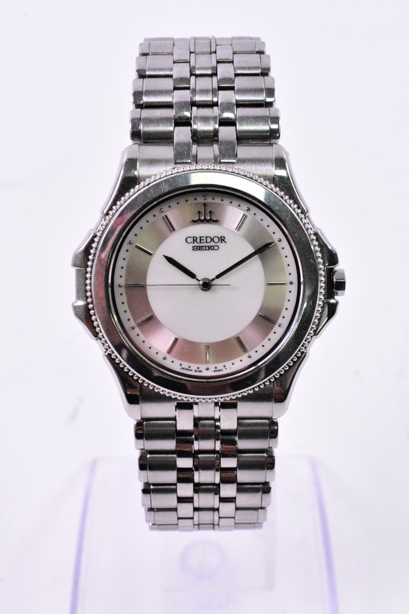 SEIKO セイコー CREDOR クレドール 8J81-6A20 クォ―ツ メンズ 腕時計 7596-US(クレドール)｜売買されたオークション情報、yahooの商品情報をアーカイブ公開 ...