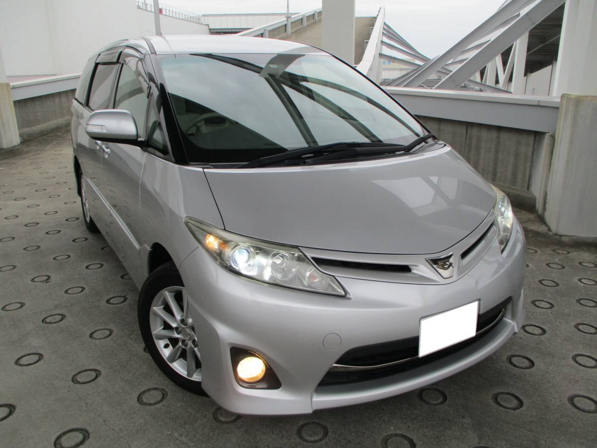 H21 限定車エスティマ ESTIMA 2.4 アエラス Gエディション 4WD 車検02. 9 純正ナビ/地デジTV/バックカメラ/ETC ...