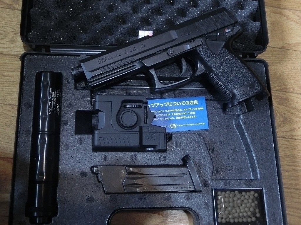 最強サバゲー銃 東京マルイ SOCOM Mk.23 固定ガスガン 有効射程50m 飛距離60m 王道の SYSTEM50 15挺目(ガスガン ...