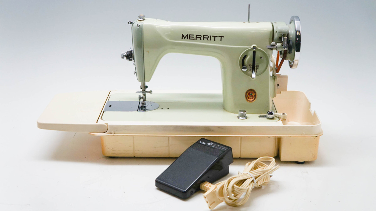 現状品/MERRITT 電動 ミシン 足踏み / ミシンモーター付き YDK YM-43(本体)｜売買されたオークション情報、yahooの商品 ...