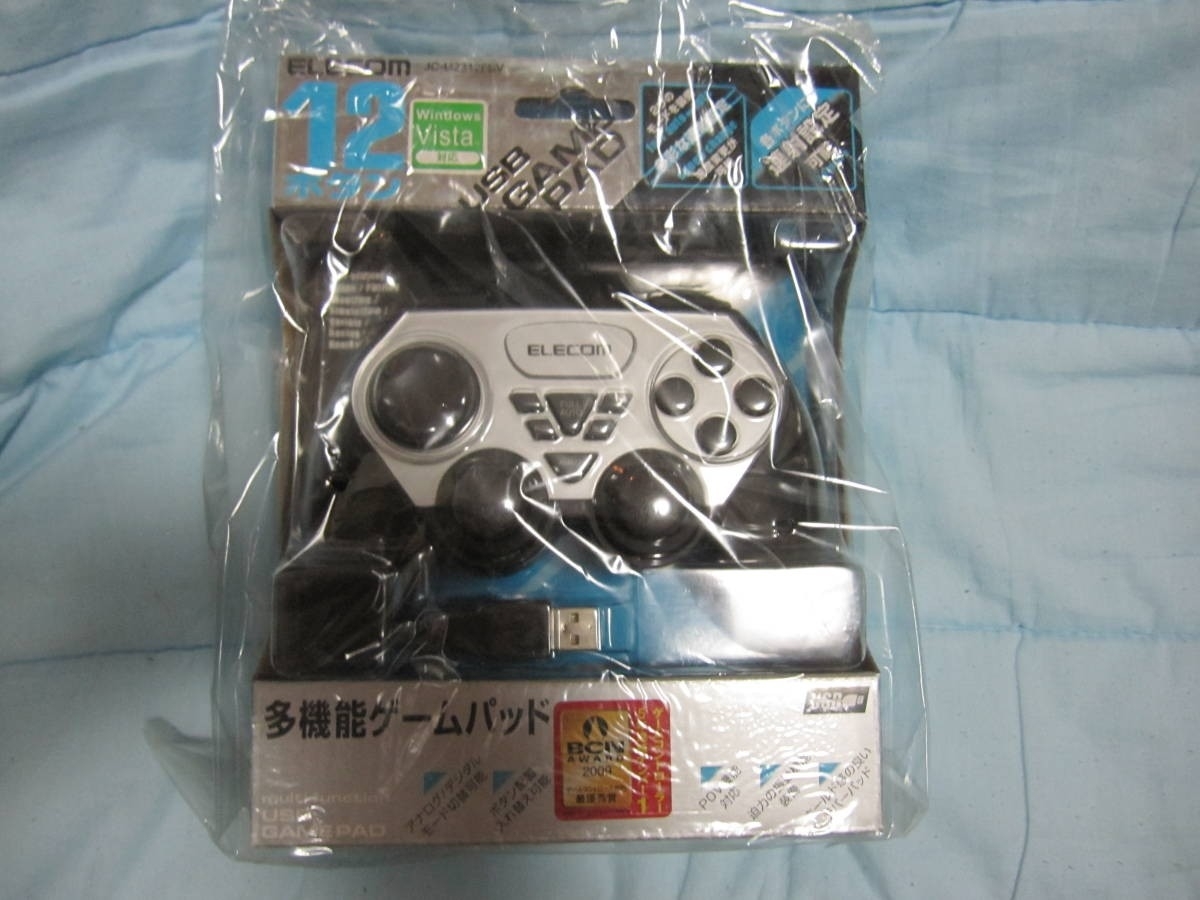 エレコム 12ボタン 多機能ゲームパッド コントローラー USB GAME PAD JC-U2312FSV ELECOM(その他)｜売買されたオークション情報、yahooの商品情報をアーカイブ ...