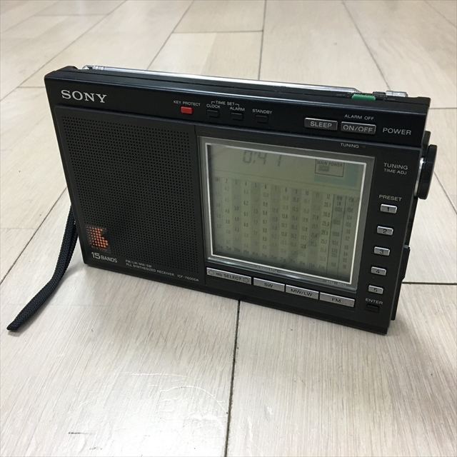 ソニー SONY ICF-7600DA FM/LW/MW/SW 15バンド ラジオ PLLシイセサイザーレシーバー 127001(一般)｜売買 ...
