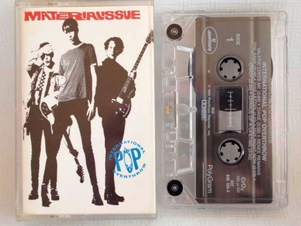 再生確認済US盤カセット MATERIAL ISSUE / INTERNATIONL POP OVERTHROW マテリアル イシュー(ロック ...