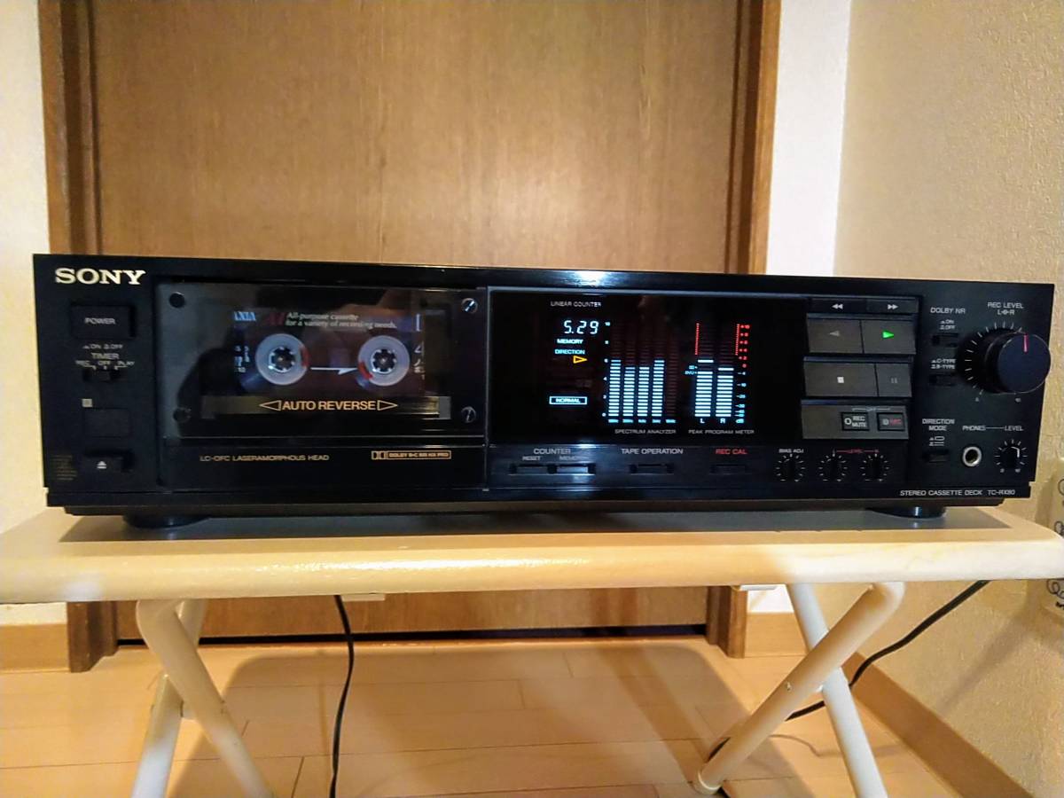 SONY ソニー TC-RX80 アモルファスヘッドオートリバース 訳有 イコライザー表示 高音質 整備品(一般)｜売買されたオークション情報 ...