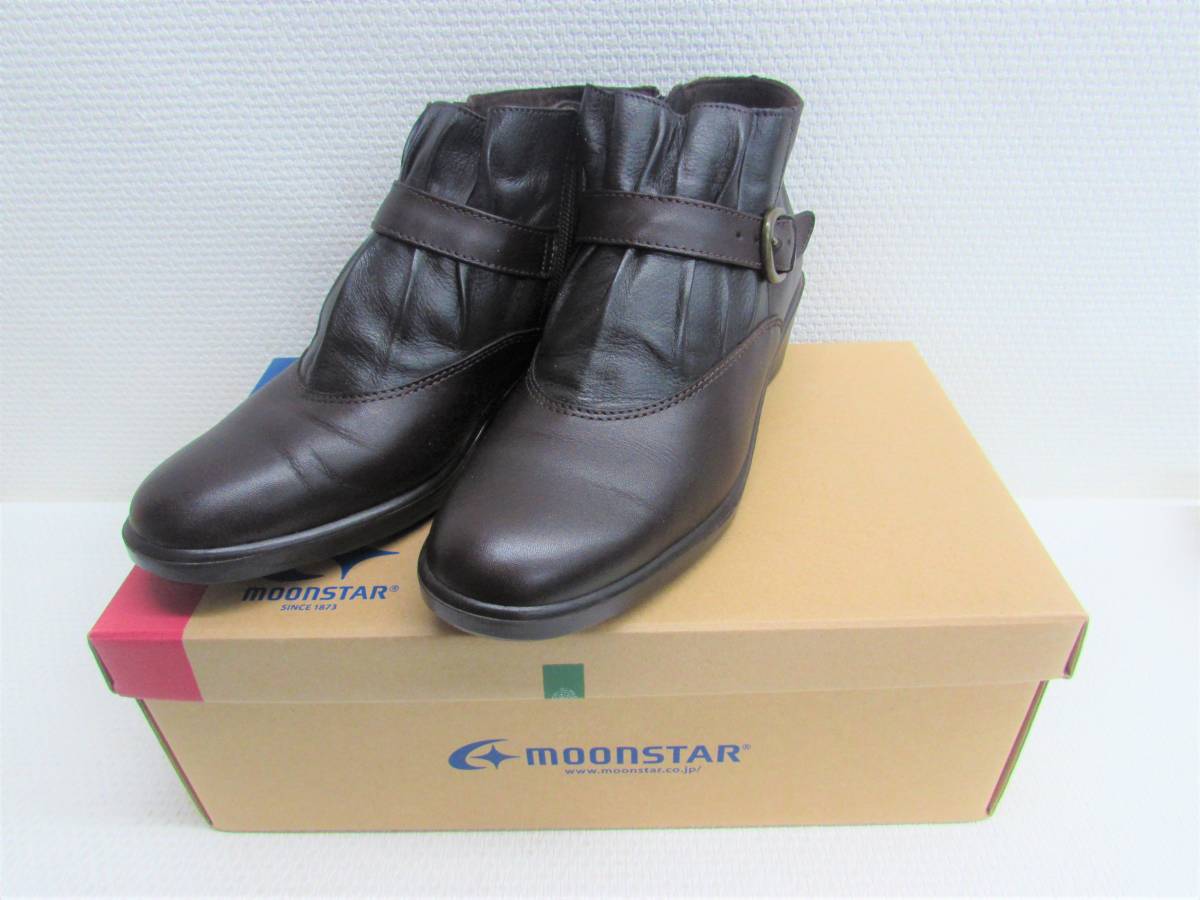 極 1回のみ使用 MOONSTAR ムーンスター ショートブーツ レディース 23.5cm EEE ダークブラウン 茶(23.5cm)｜売買されたオークション情報、yahooの商品情報を ...