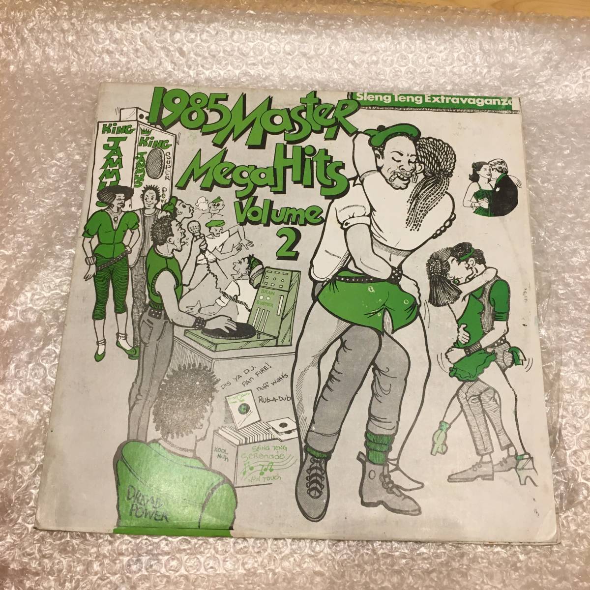 LP VA 1985 MASTER MEGA HITS VOLUME 2 SLENG TENG JAMMY'S RECORDS レゲエ ...