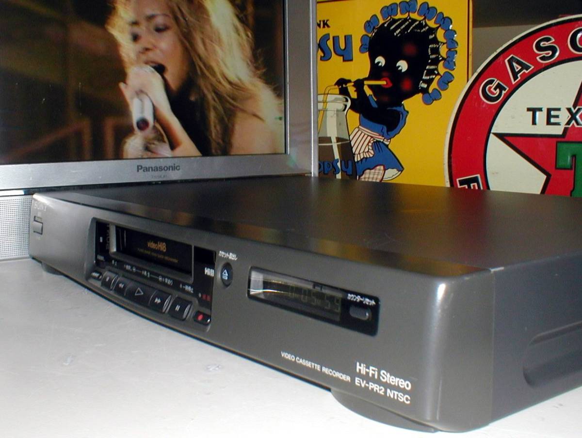 SONY EV-PR2 Hi8 VIDEO DECK 動作良好 再生も録画も綺麗(8ミリビデオデッキ)｜売買されたオークション情報、yahoo ...