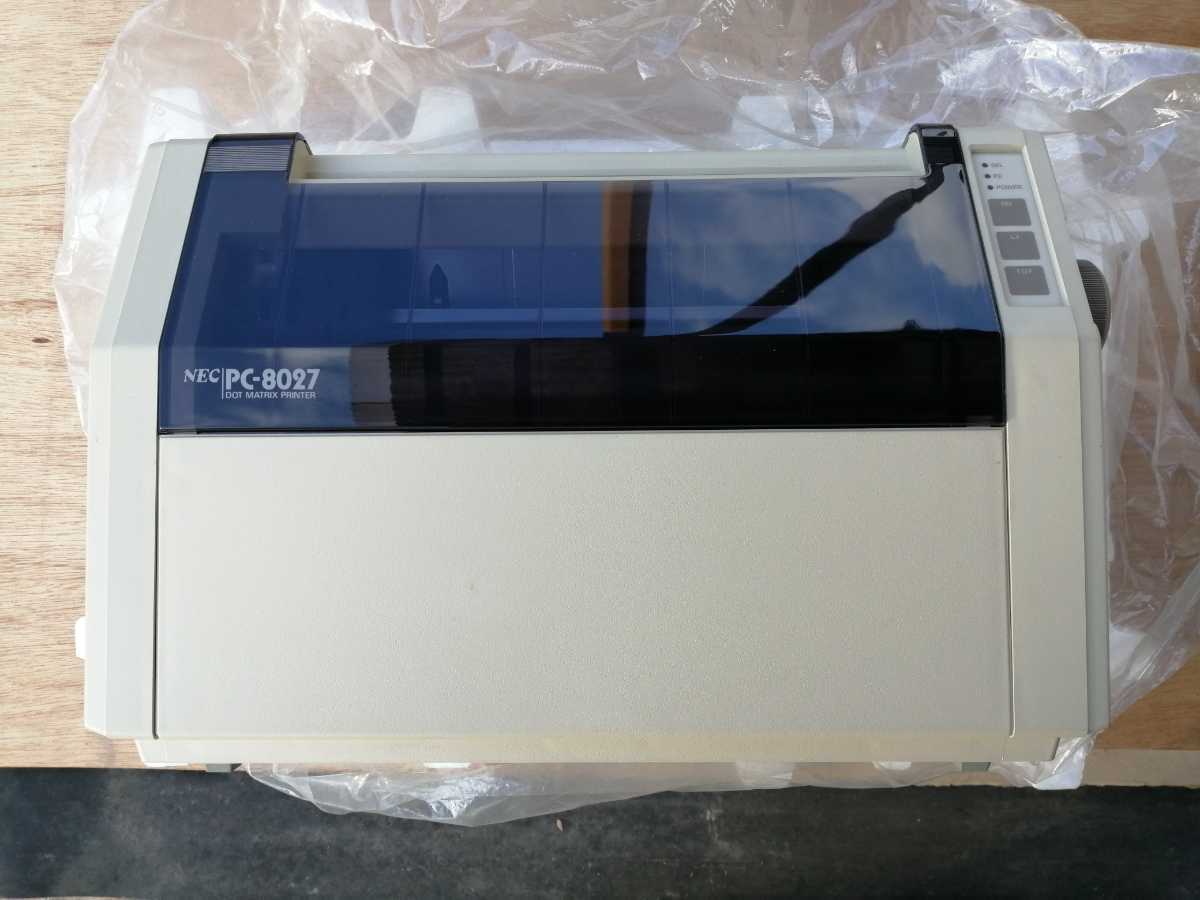NEC ドットマトリクスプリンタ PC-8027 PC-8000シリーズ PC-8001(ドットインパクトプリンタ)｜売買されたオークション ...