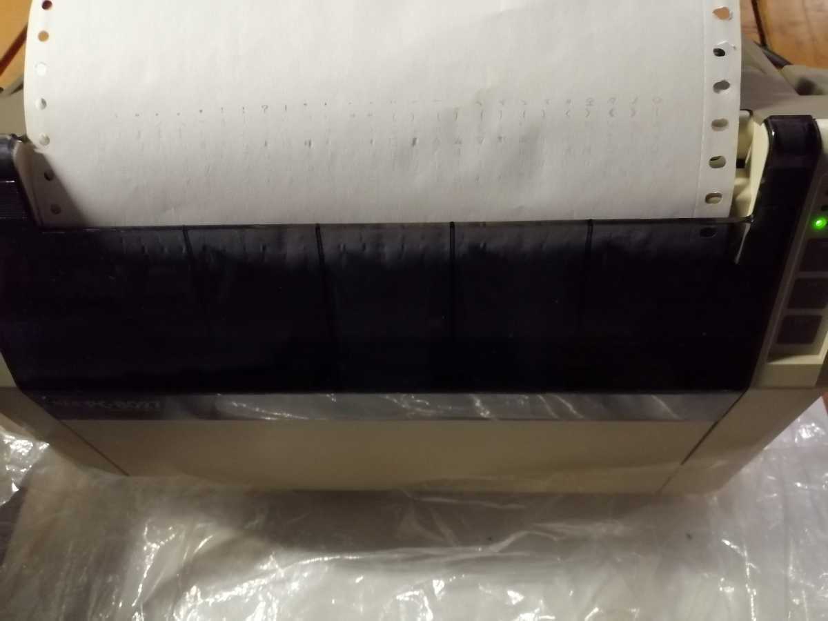 NEC ドットマトリクスプリンタ PC-8027 PC-8000シリーズ PC-8001(ドットインパクトプリンタ)｜売買されたオークション ...