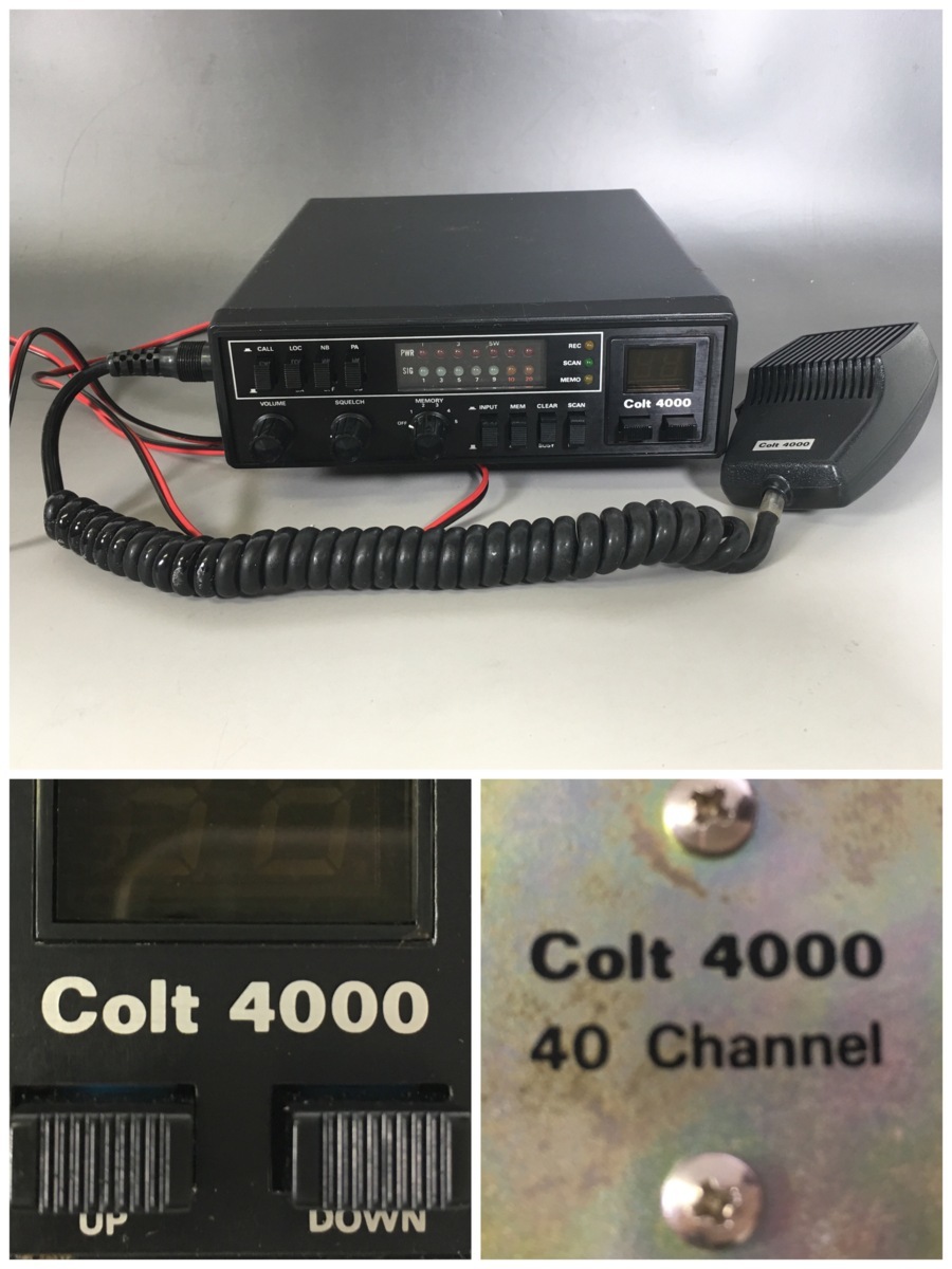 九十九堂 当時物 無線機 CB無線 Colt 4000 40ch モービル機 ジャンク 動作未確認(モービル)｜売買されたオークション情報 ...