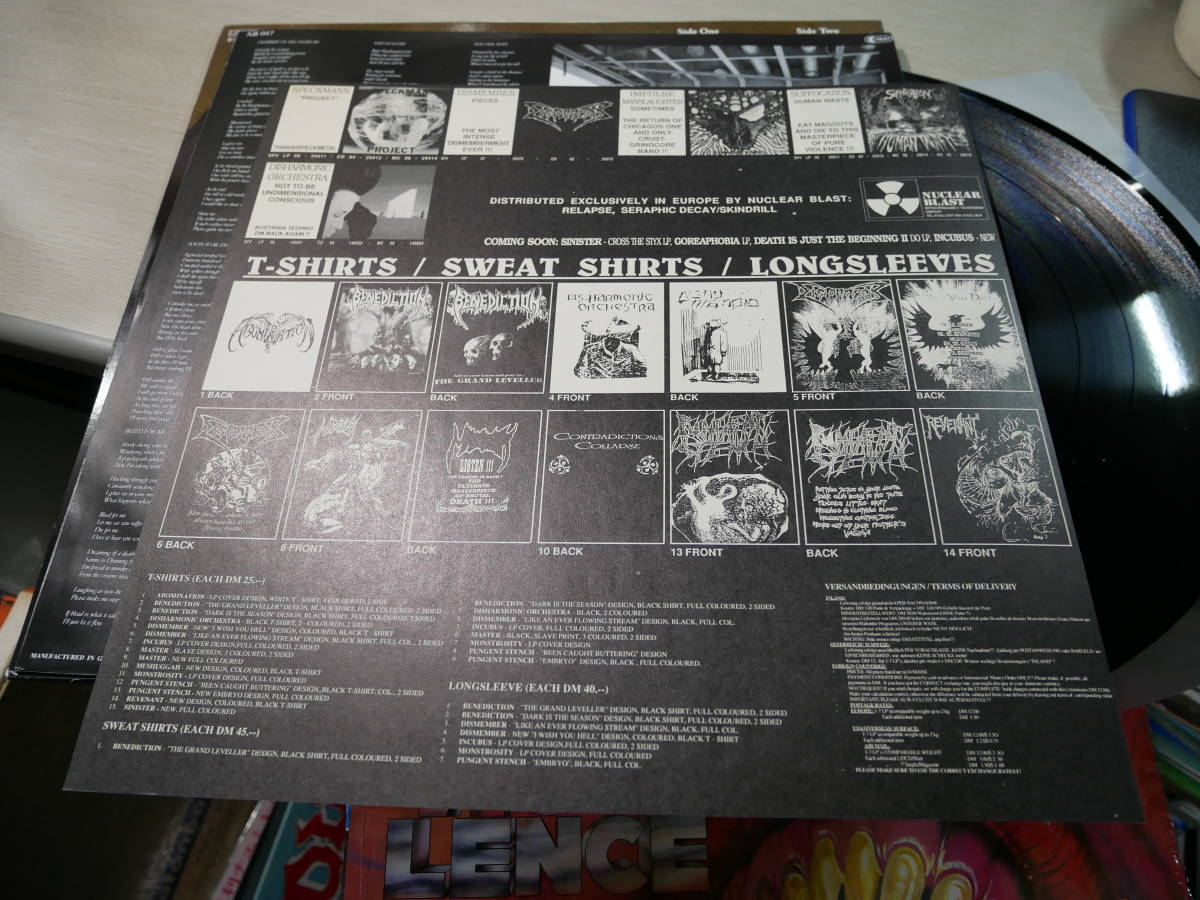 ディスメンバー/DISMEMBER/LIKE AN EVER FLOWING STREAM 1991 MADE IN GERMANY/NUCLEAR BLAST RECORDS:NB 047 ...