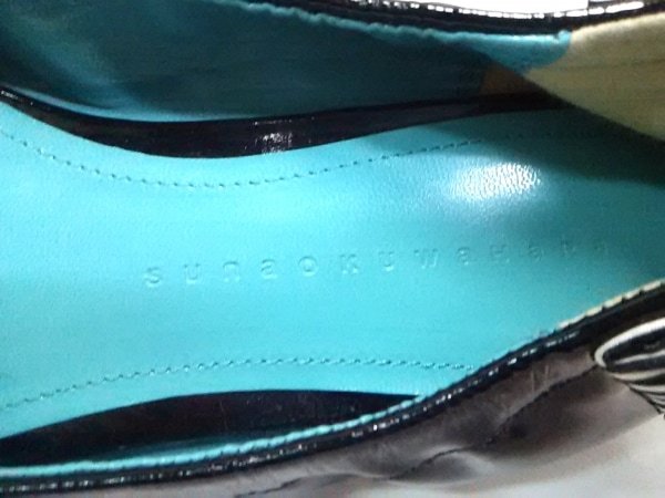 スナオクワハラ sunao kuwahara フラットシューズ M エナメル レザー 黒×白 レディース リボン/スパンコール 靴(スナオクワハラ)｜売買されたオークション情報、yahooの ...