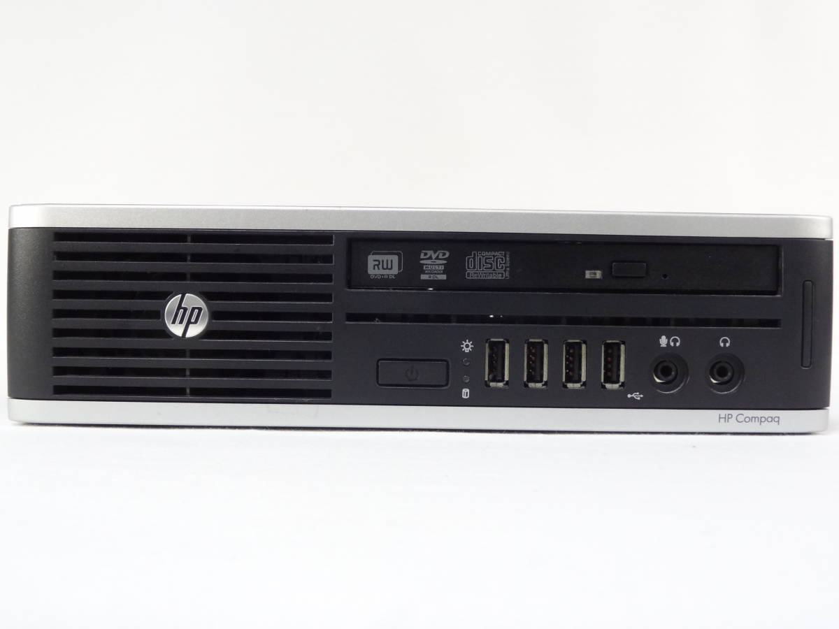SSD128GB＋HDD320GB HPウルトラスリム 最新Win10Pro64bit Elite 8300 US Core i 5 4GB ...