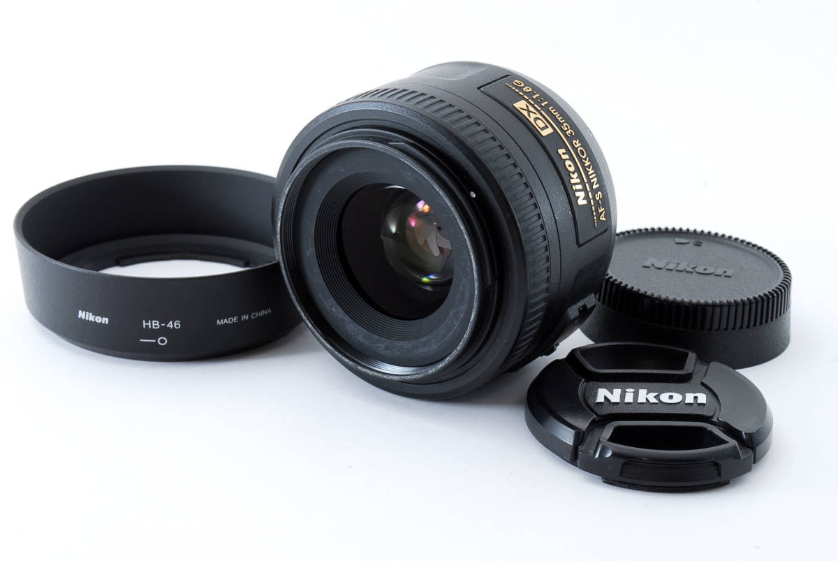 Nikon ニコン AF-S Nikkor 35mm F1.8 G DX レンズ HB-46 フード付き#814(ニコン)｜売買されたオークション情報、yahooの商品情報をアーカイブ公開 ...