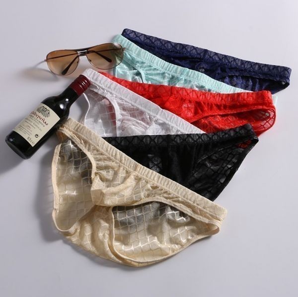 1円 メンズ 下着 モッコリフイット ビキニブリーフ 男性下着 セクシー インナー アーガイル柄 ファイバーメッシュ C0006 白 M(Mサイズ)｜売買されたオークション情報、yahooの ...